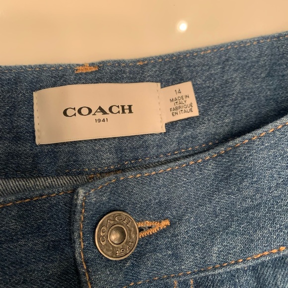 Coach | Jeans | Coach Denim Pleated Patchwork Jeans | Poshmark